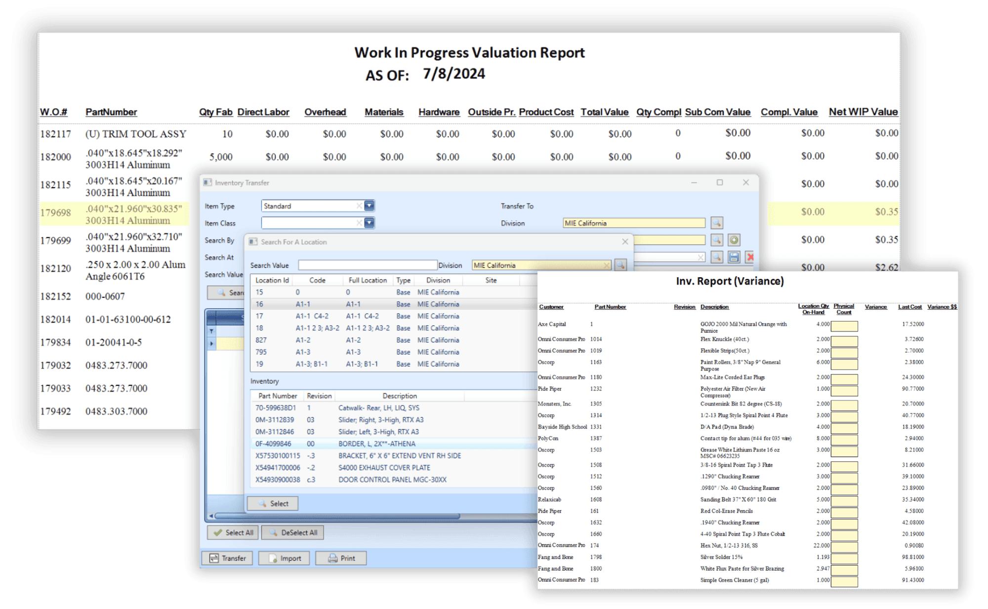 Work Order Tracking and Costing - MIE Solutions