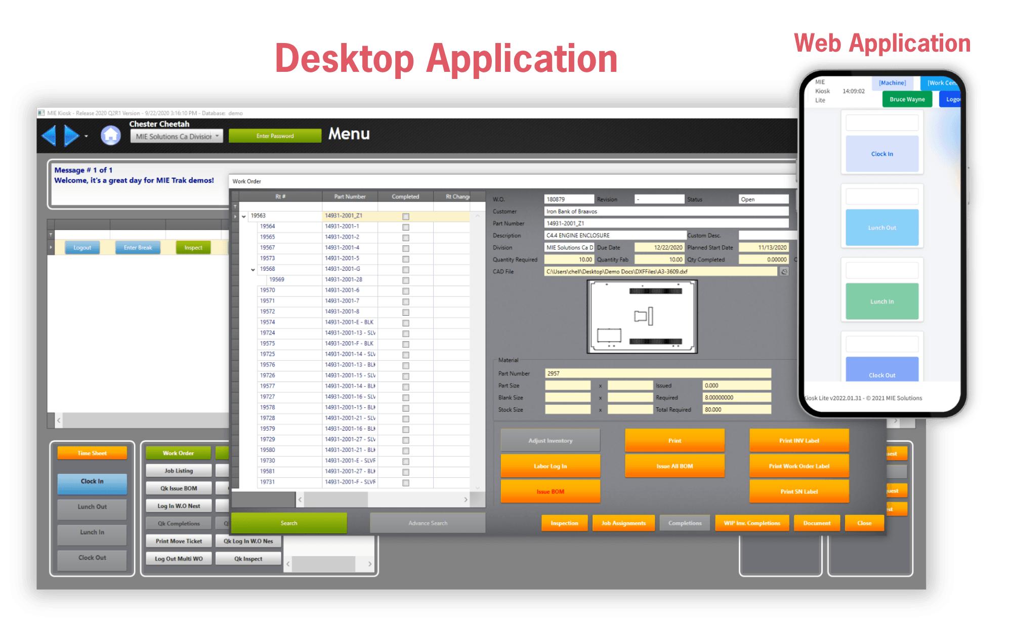 MIE Trak Pro - ERP System