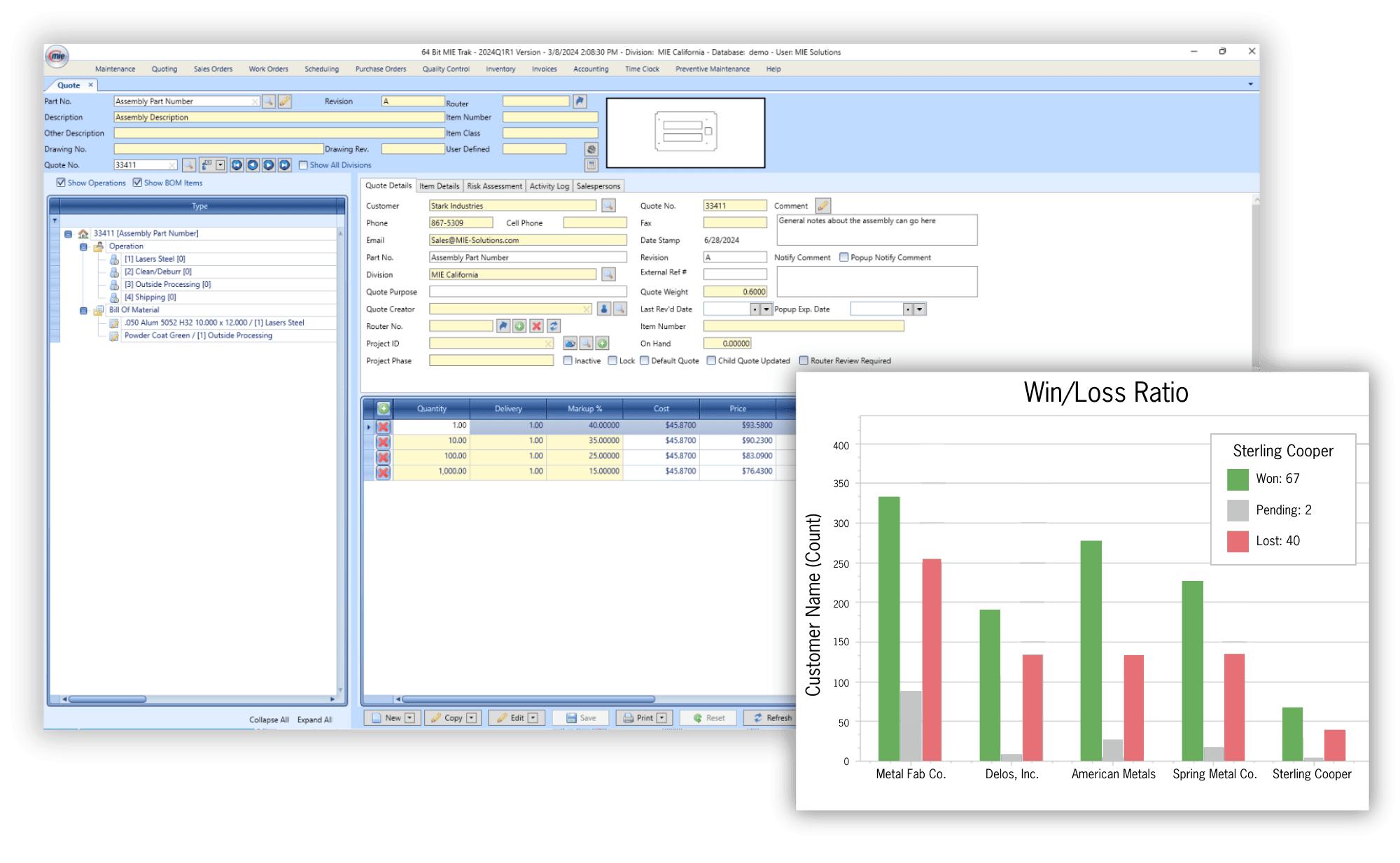 MIE Trak Pro - ERP System